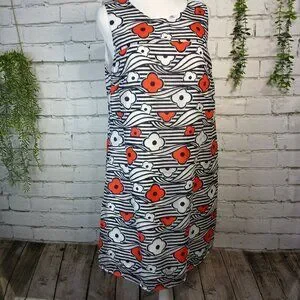 Kaari Blue | Dresses | Kaari Blue Dress Blue White And Red A Line ...